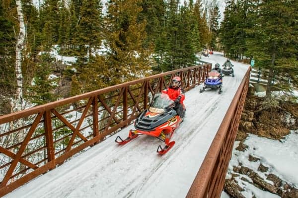 Snowmobiling on the North Shore - Cascade Vacation Rentals